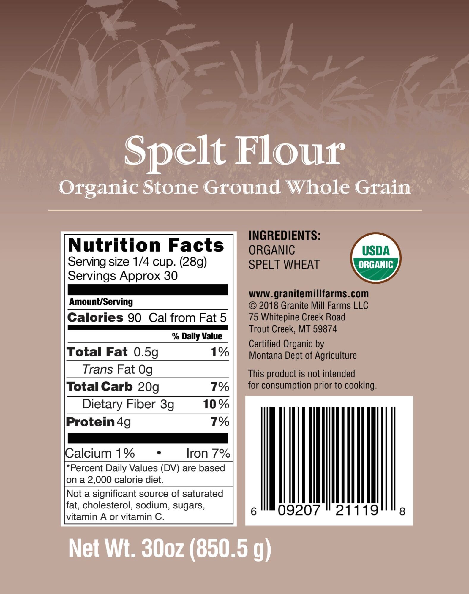 Spelt Flour | Granite Mill Farms